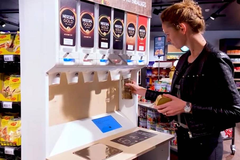 Nestlé pilots reusable and refillable dispensers to reduce single-use ...
